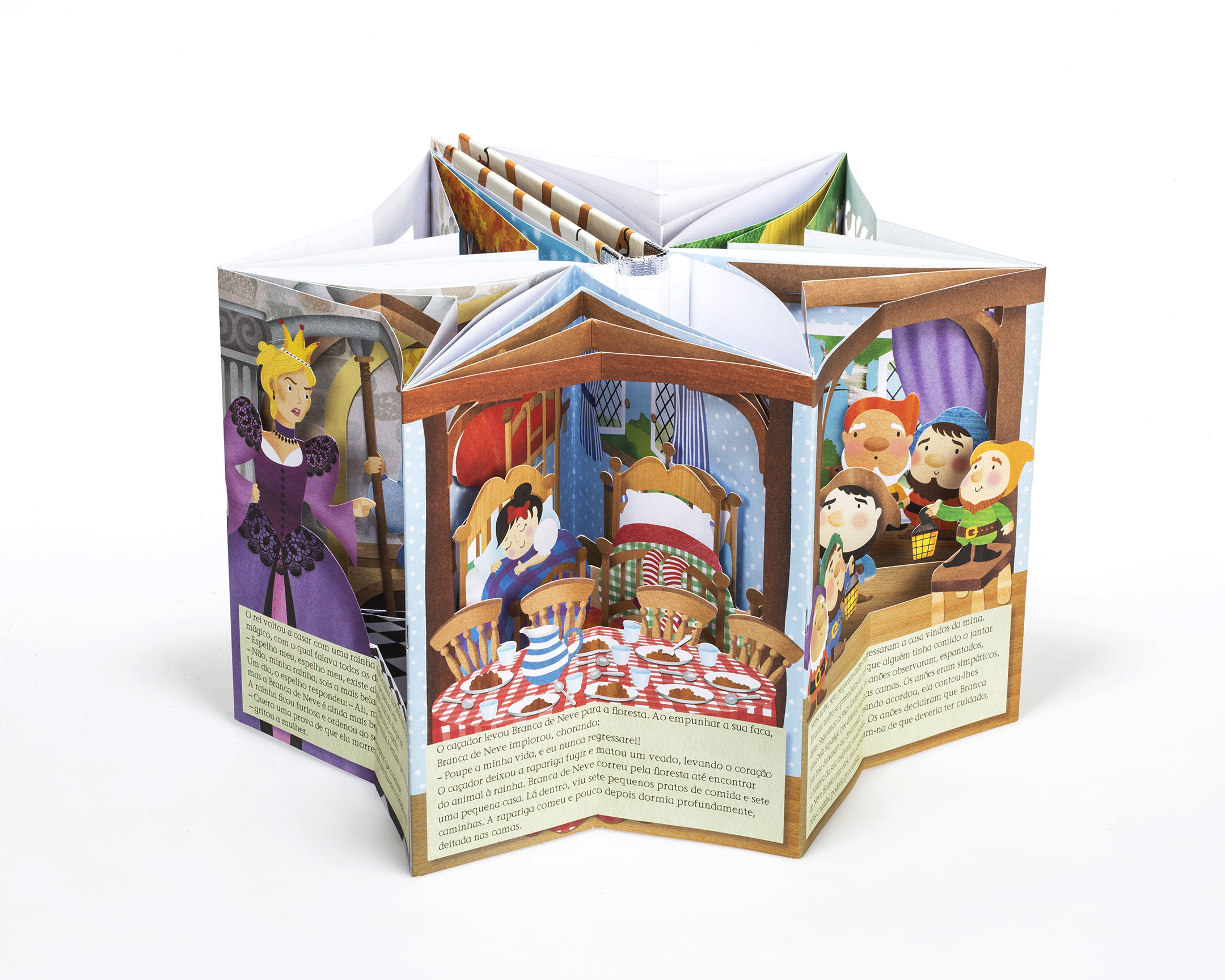 Branca de Neve de Elizabeth Golding; Ilustração: Helen Rowe; Design ...