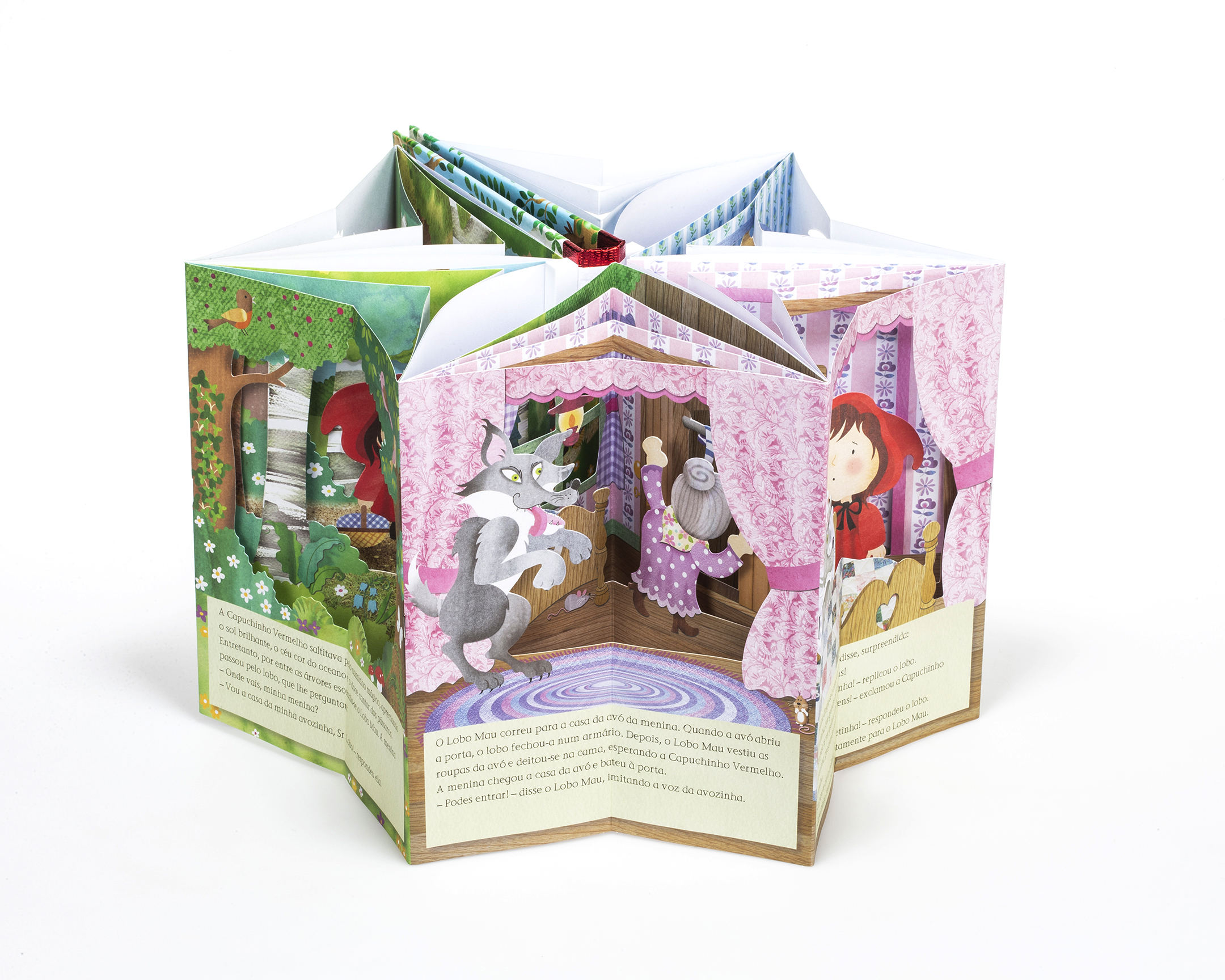 O Capuchinho Vermelho de Elizabeth Golding; Ilustração: Helen Rowe ...