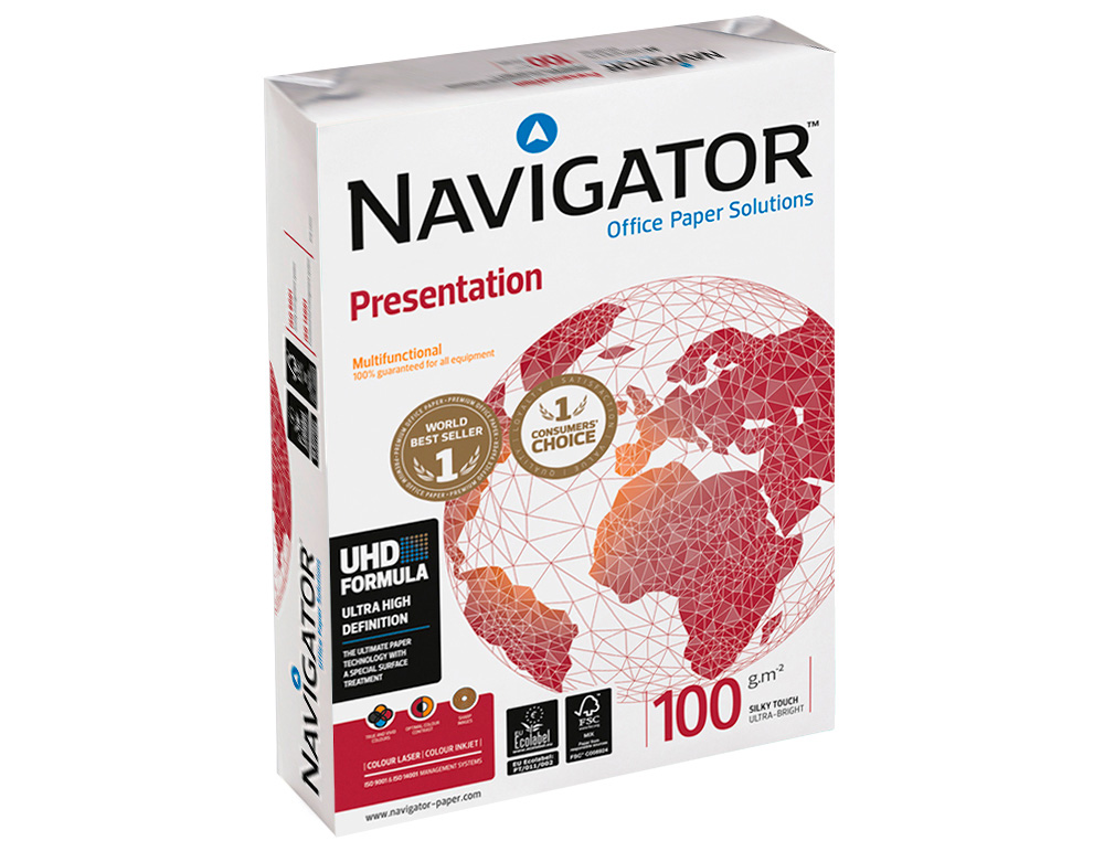 Papel Fotocópia Navigator Din A4 Pack 500 Folhas 100 gr - Papelaria - WOOK