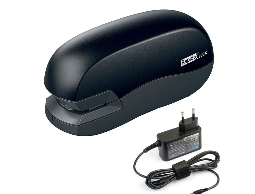 Agrafador rapid electrica 20ex fixativ capacidade 20 folhas usa agrafes ...