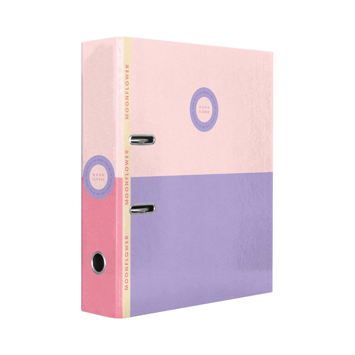 Capa A4 Lombada Larga Campus Moonflower - Papelaria - WOOK