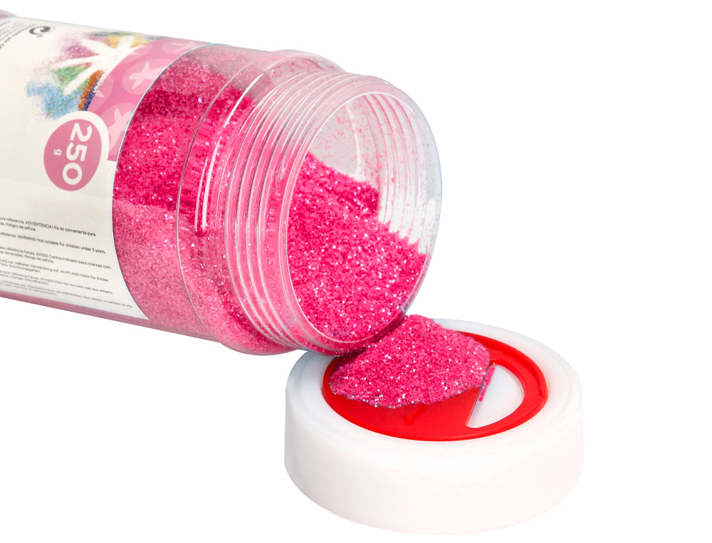 Purpurina liderpapel fantasia cor rosa pastel metalizado frasco de 250 ...