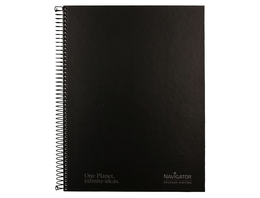 Caderno espiral navigator a4 micro capa dura 80f 80gr pautado com ...