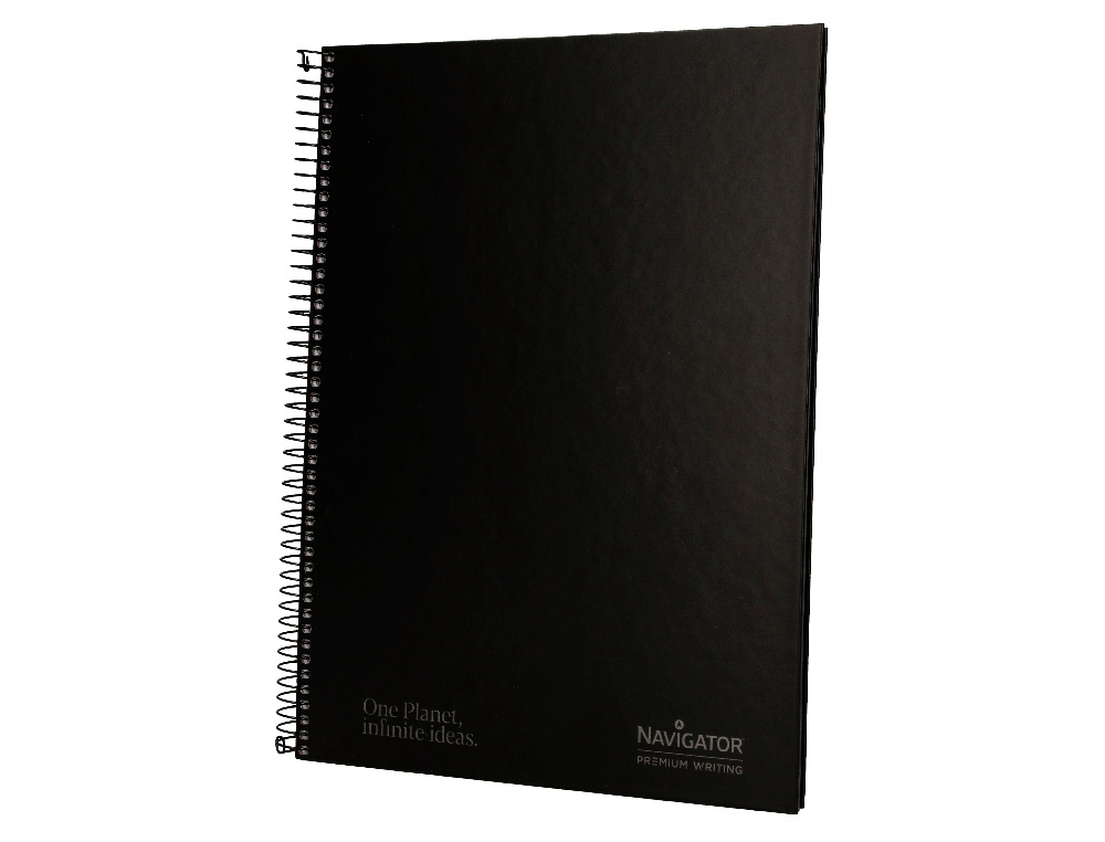 Caderno espiral navigator a4 micro capa dura 80f 80gr pautado com ...