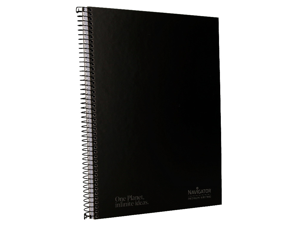 Caderno espiral navigator a4 micro capa dura 80f 80gr pautado com ...