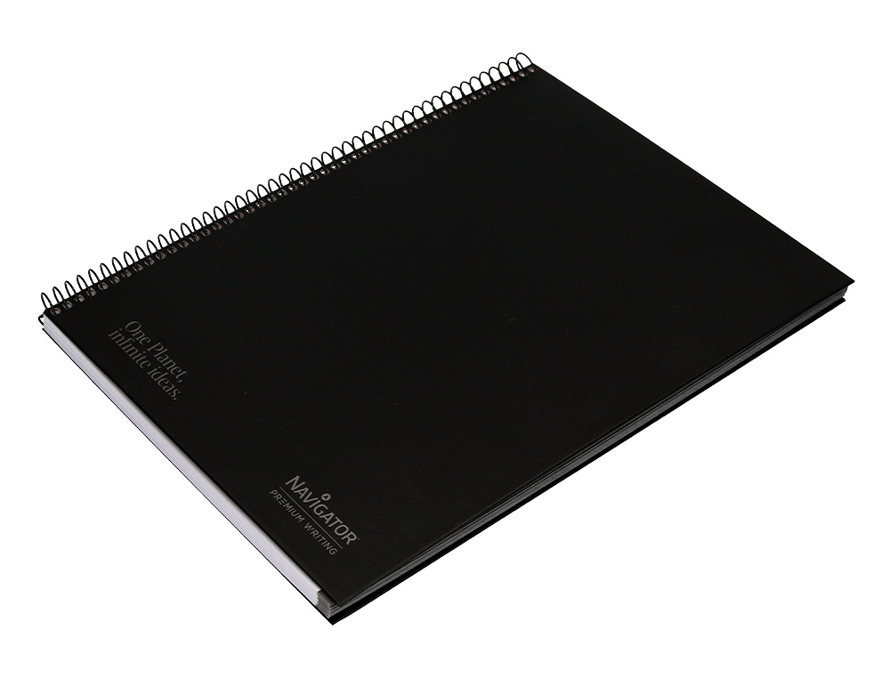 Caderno espiral navigator a4 micro capa dura 80f 80gr pautado com ...