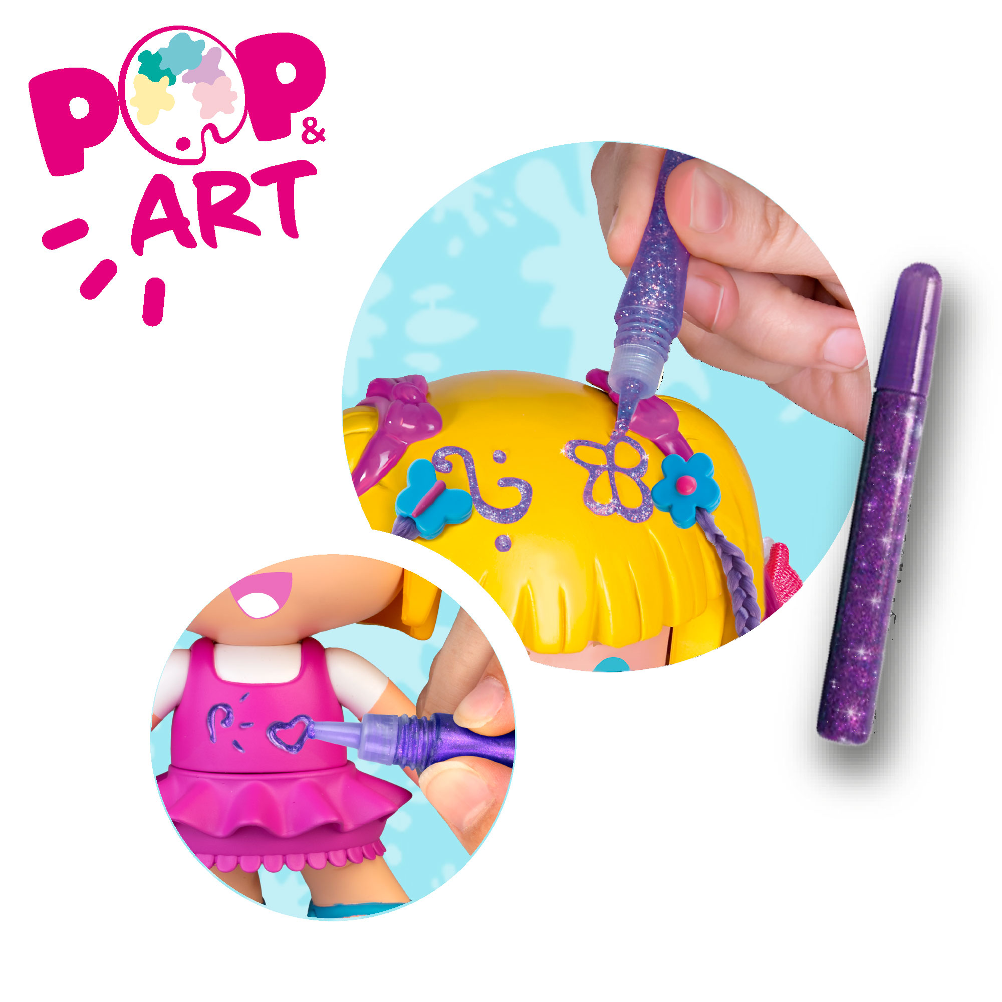 Pinypon Pop & Art Famosa Pny56000 - Jogos e brinquedos - WOOK