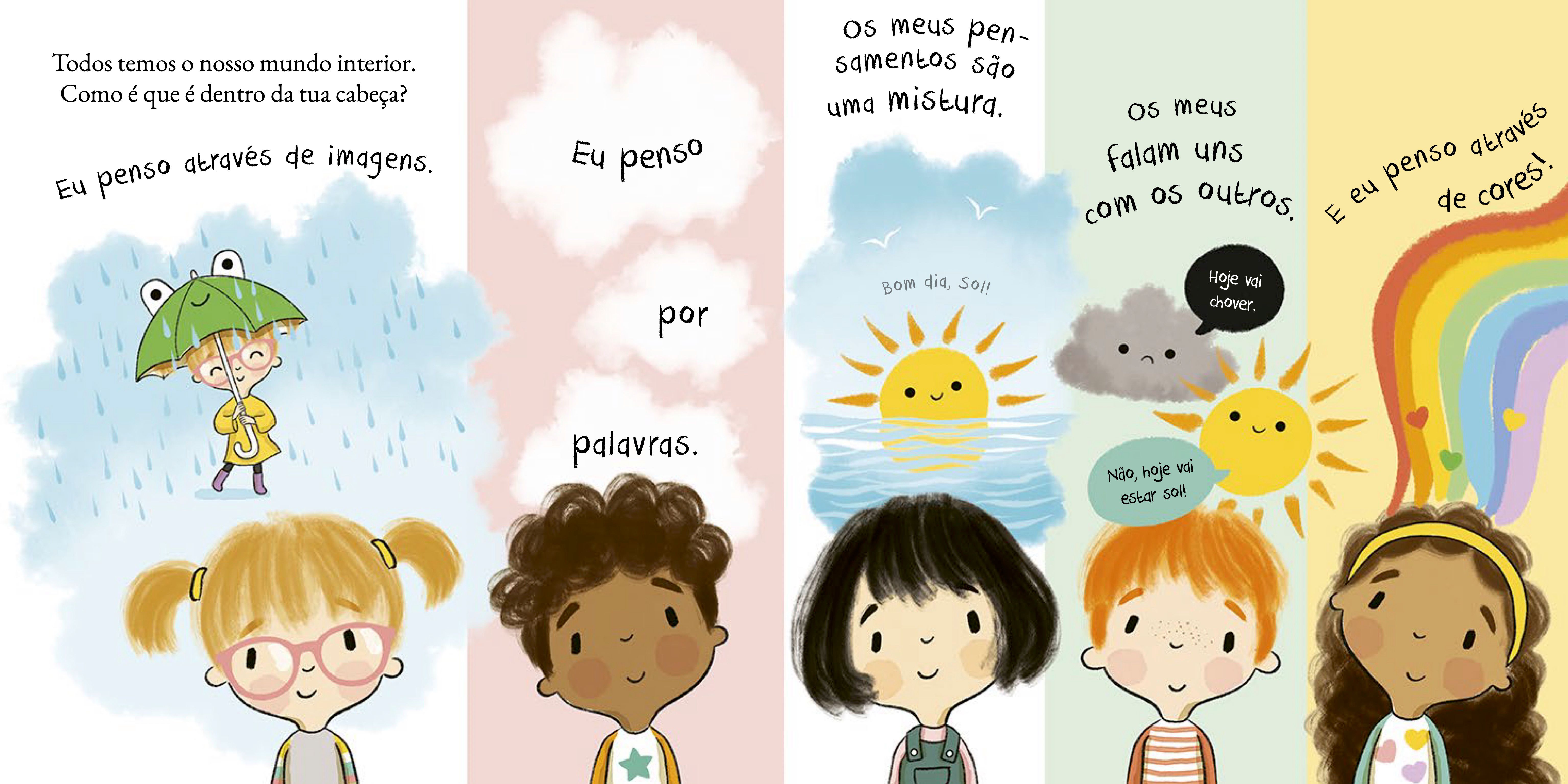 Eu e os Meus Pensamentos de Nina Patel; Ilustração: Cally Johnson ...