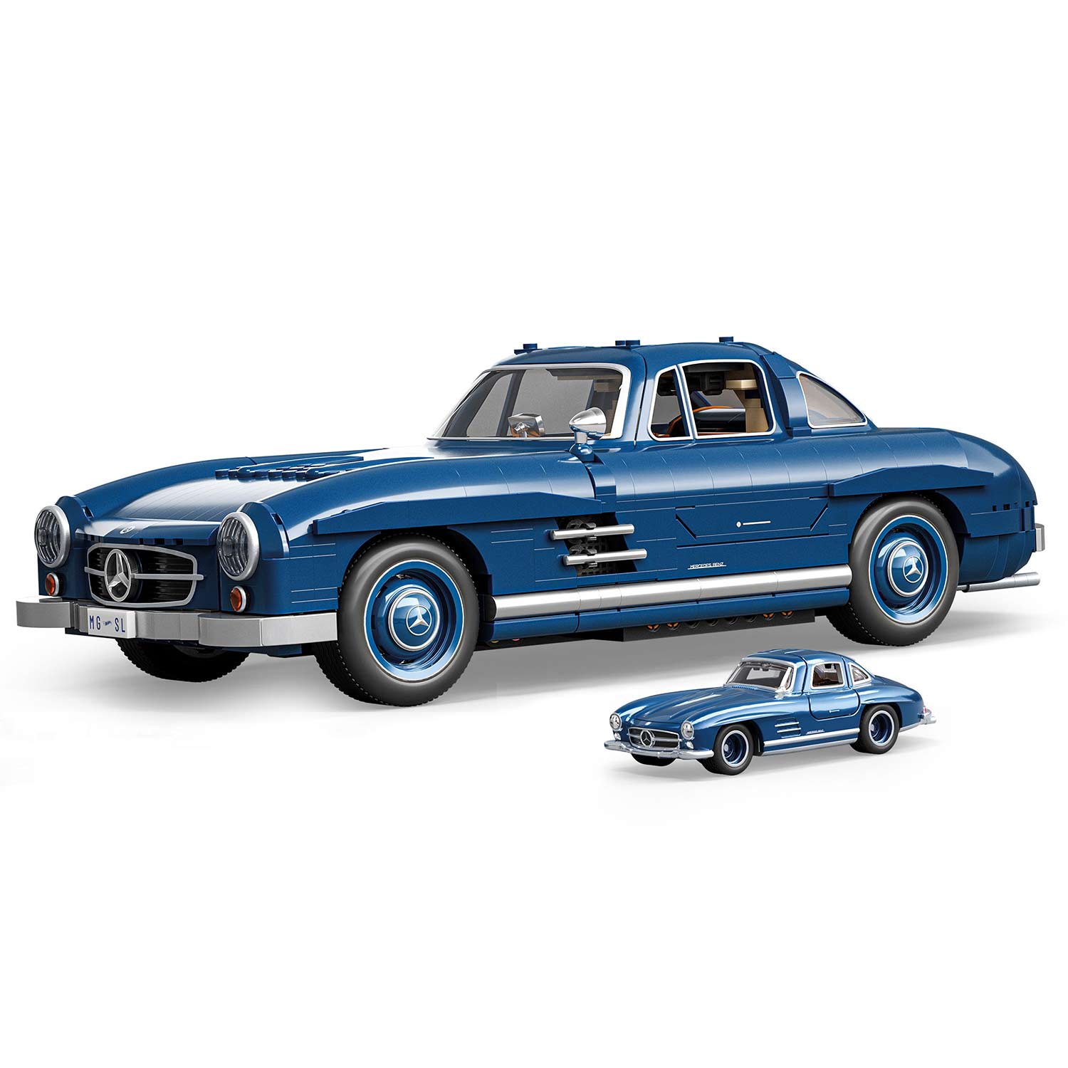 Hot Wheels Premium Series Brick Shop Mercedes-Bens 300 Sl 1600 Pecas ...