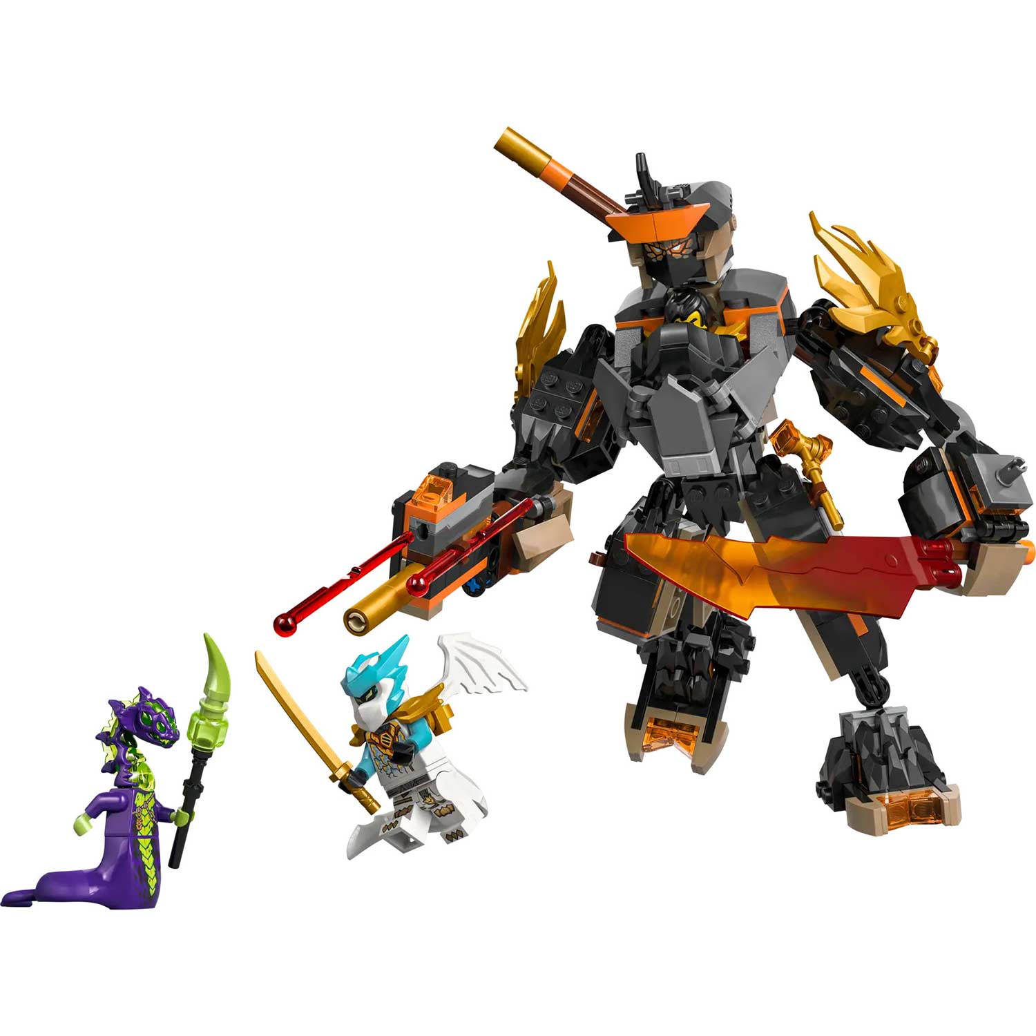 Lego Ninjago Robo De Missoes Do Cole E Zane Dragao 71854 - Jogos e ...